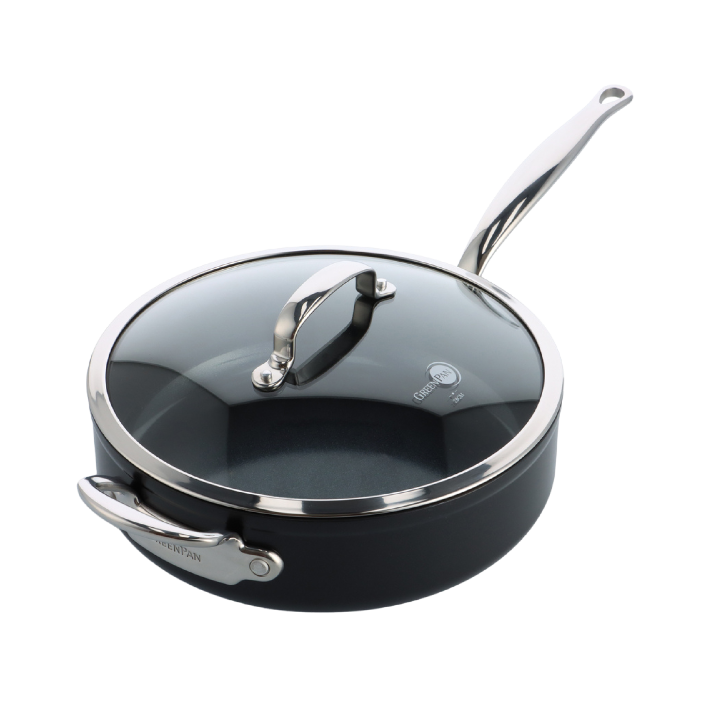 Barcelona Pro Deep Saute Pan Covered 30cm – Greenpan UK