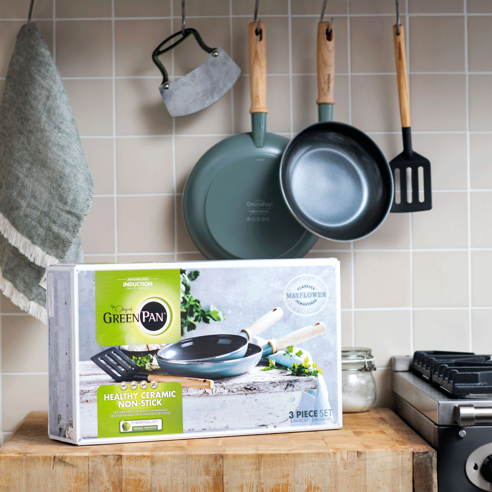 Mayflower 3pc Frying Pan Set – Greenpan UK